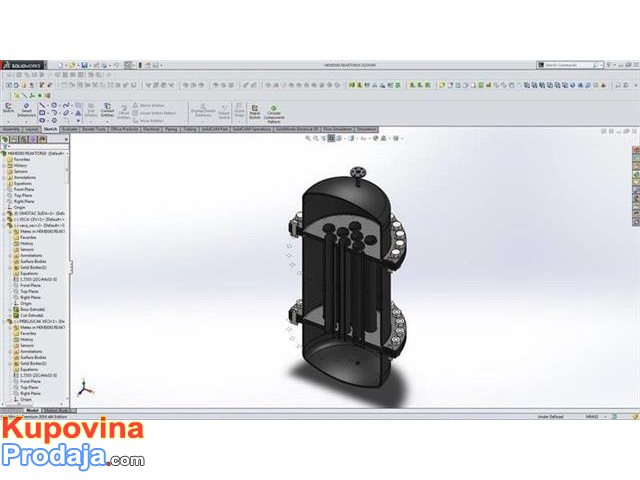 Uslužna izrada 3D modela u programu SOLIDWORKS - Kupovina Prodaja